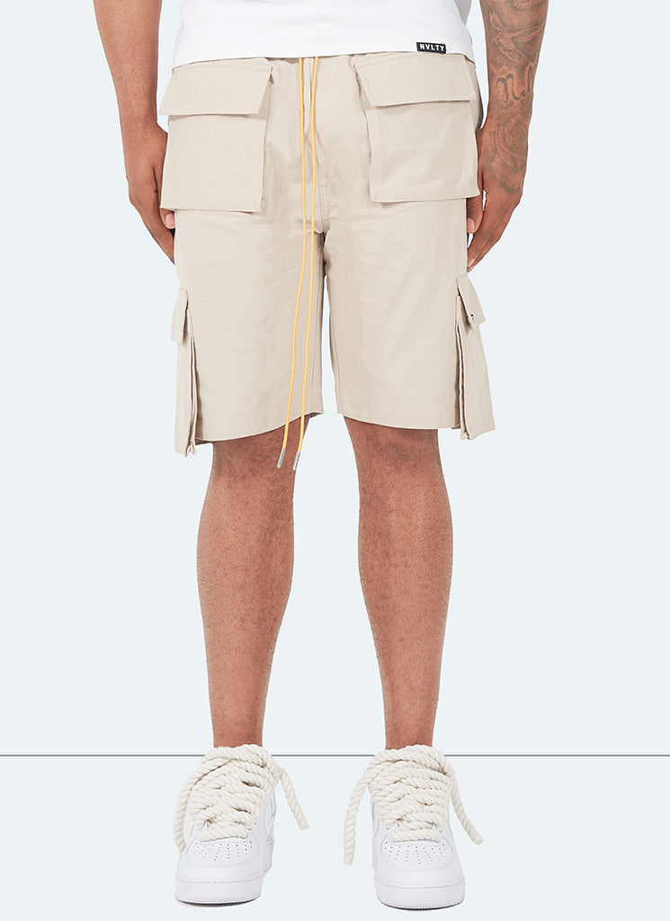 Vintage 4 Pocket Cargo Shorts - Stone – EU - N V L T Y